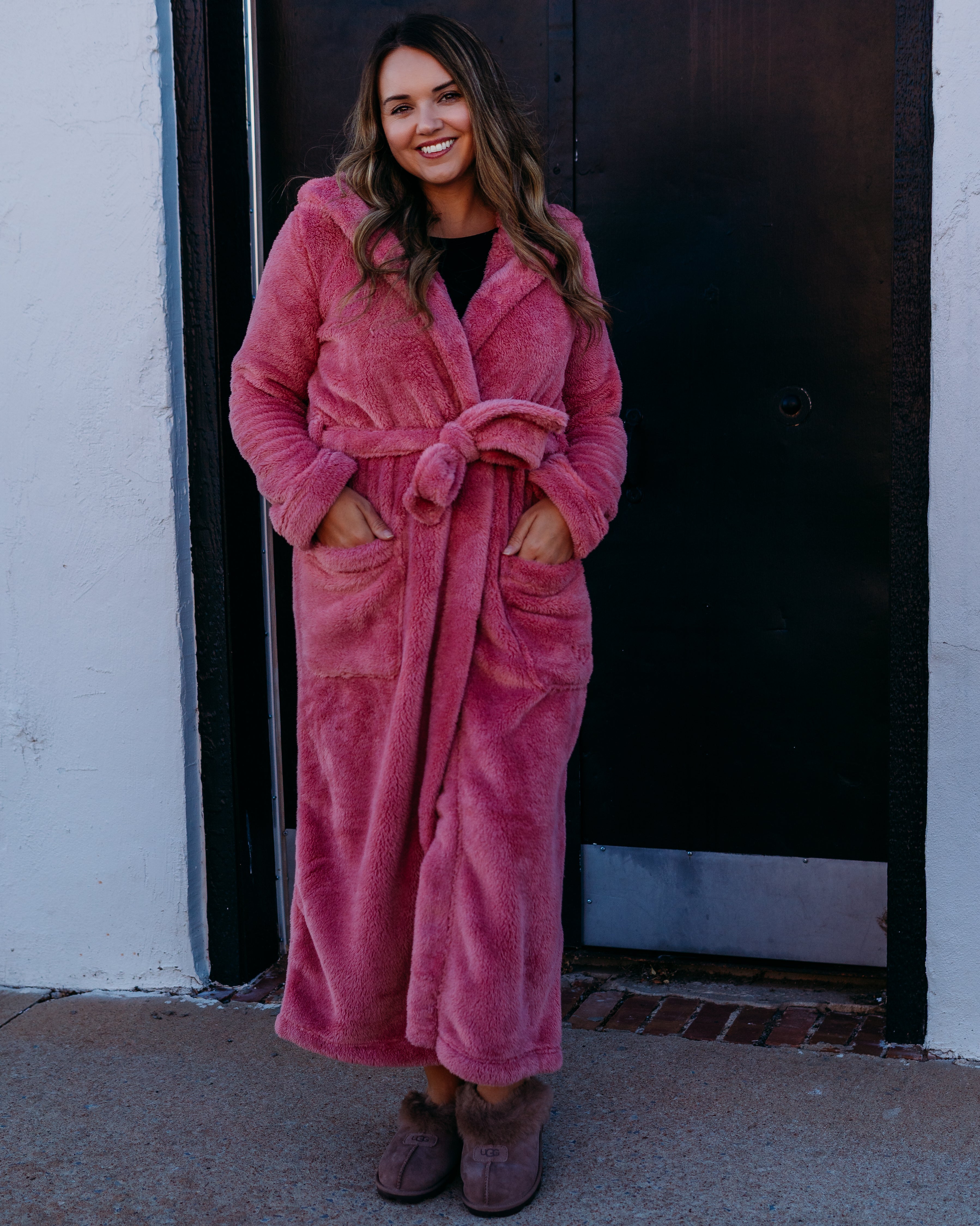 UGG: Aarti Long Robe in Pink Cedar (1161170) – The Vogue Boutique