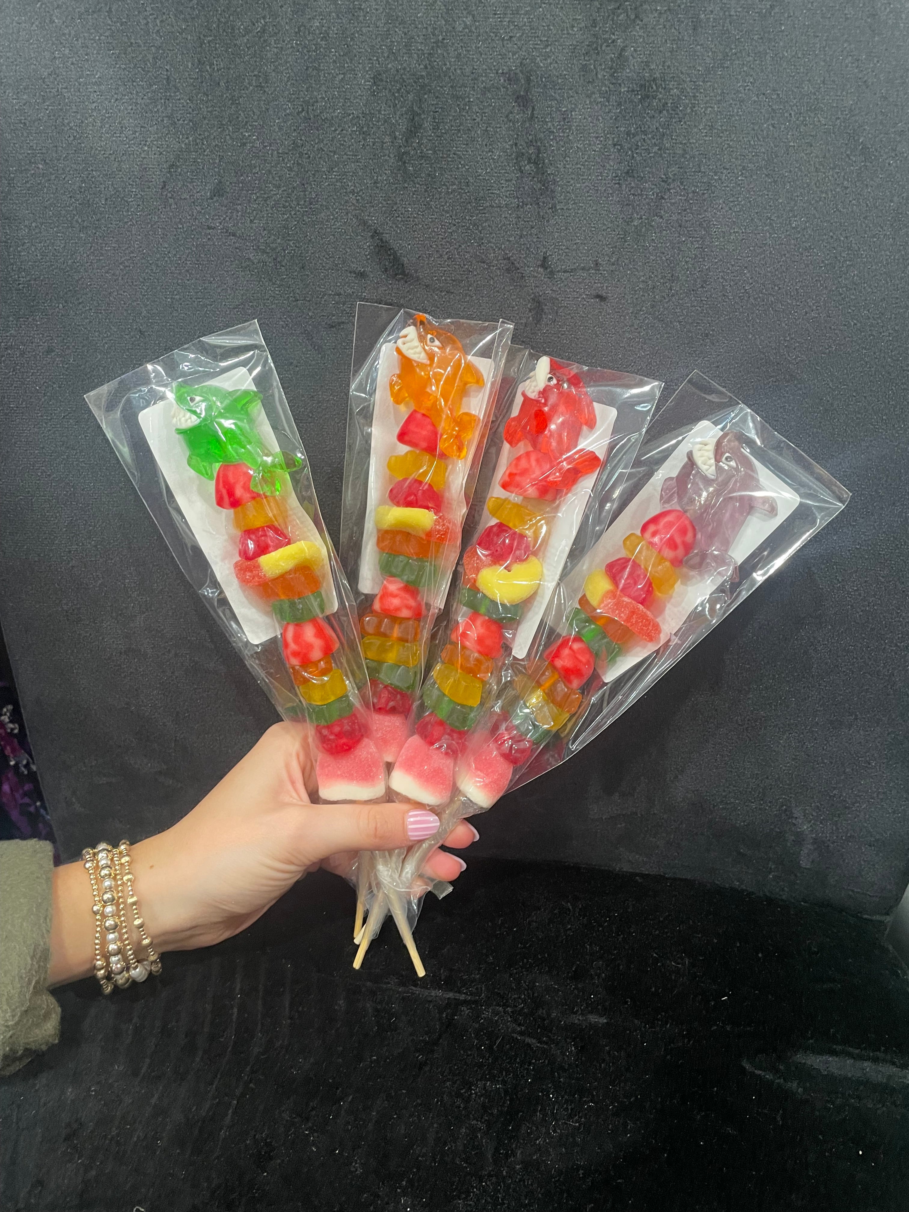 Lolli & Pops Sharks Gummy Kabobs - Tasty Under the Sea Treat – The ...